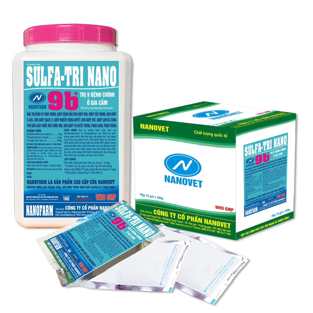 SULFA-TRI NANO - 9b+ - Công ty cổ phần Nanovet